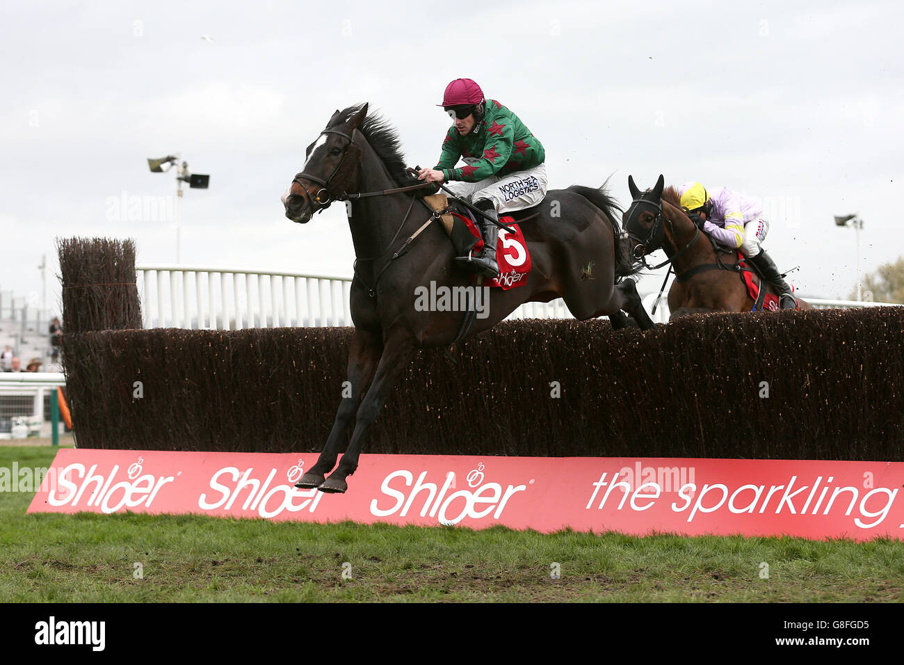 Cheltenham Races - The Open - The Open Sunday. Jockey Brian Hughes on ...