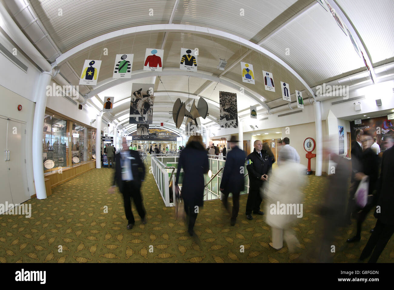 Cheltenham Races - The Open - The Open Sunday. Racegoers enter ...