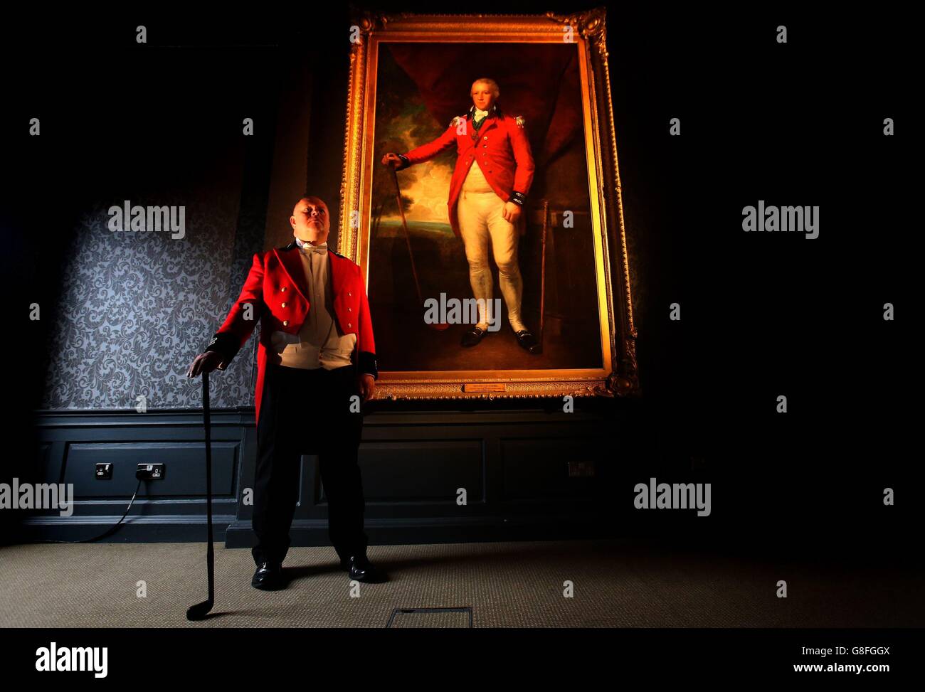 Rod Baker Past Captain from the Royal Blackheath Golf Club in front of ...