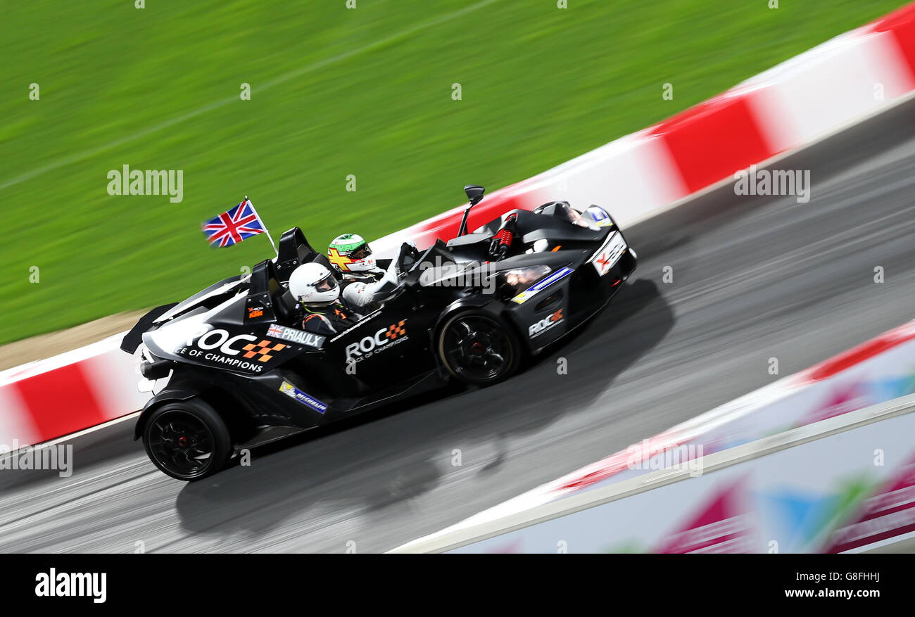 England 1 driven by Andy Priaulx on the way to winning the ROC Nation's ...