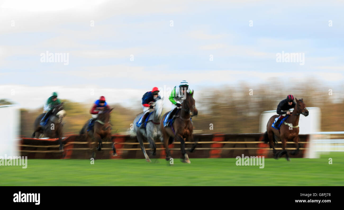 Ascot racecourse hurdles hi-res stock photography and images - Alamy