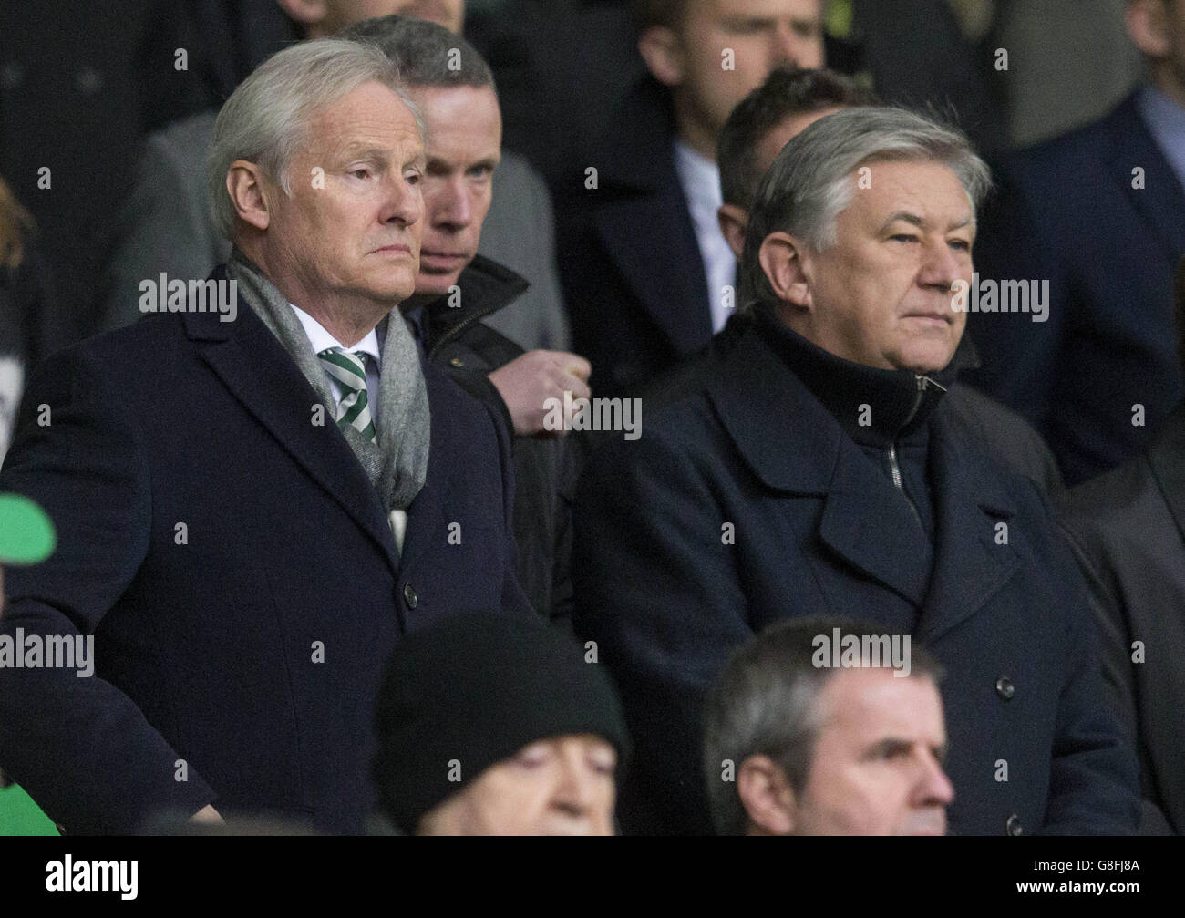 Celtic Chairman Ian Bankier (left) and Chief Executive Ian Lawwell ...