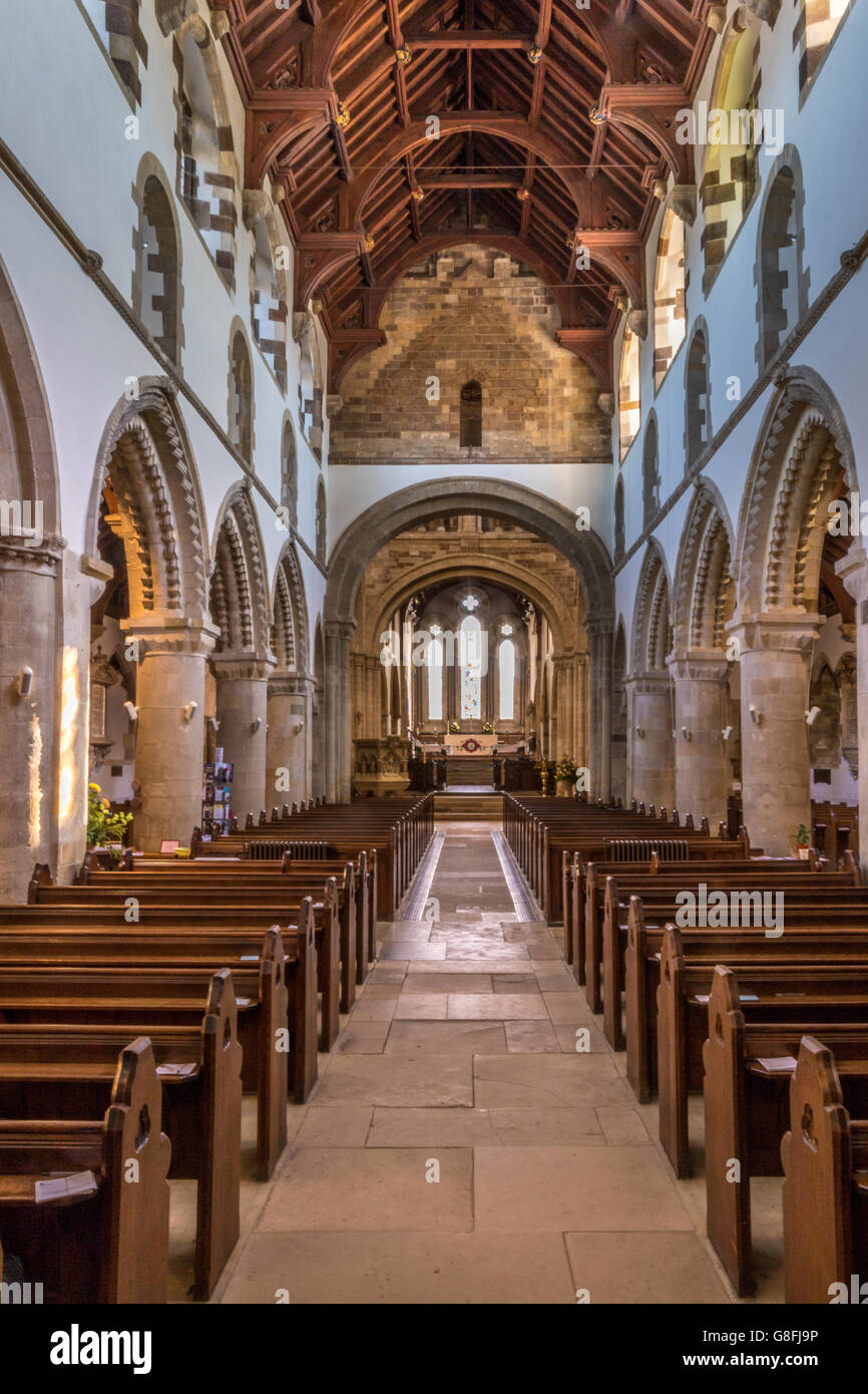 England Dorset Wimborne Wimborne Minster interior Adrian Baker Stock ...