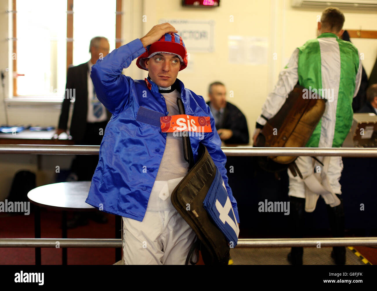 Jockey andrew tinkler ludlow racecourse hi-res stock photography and ...