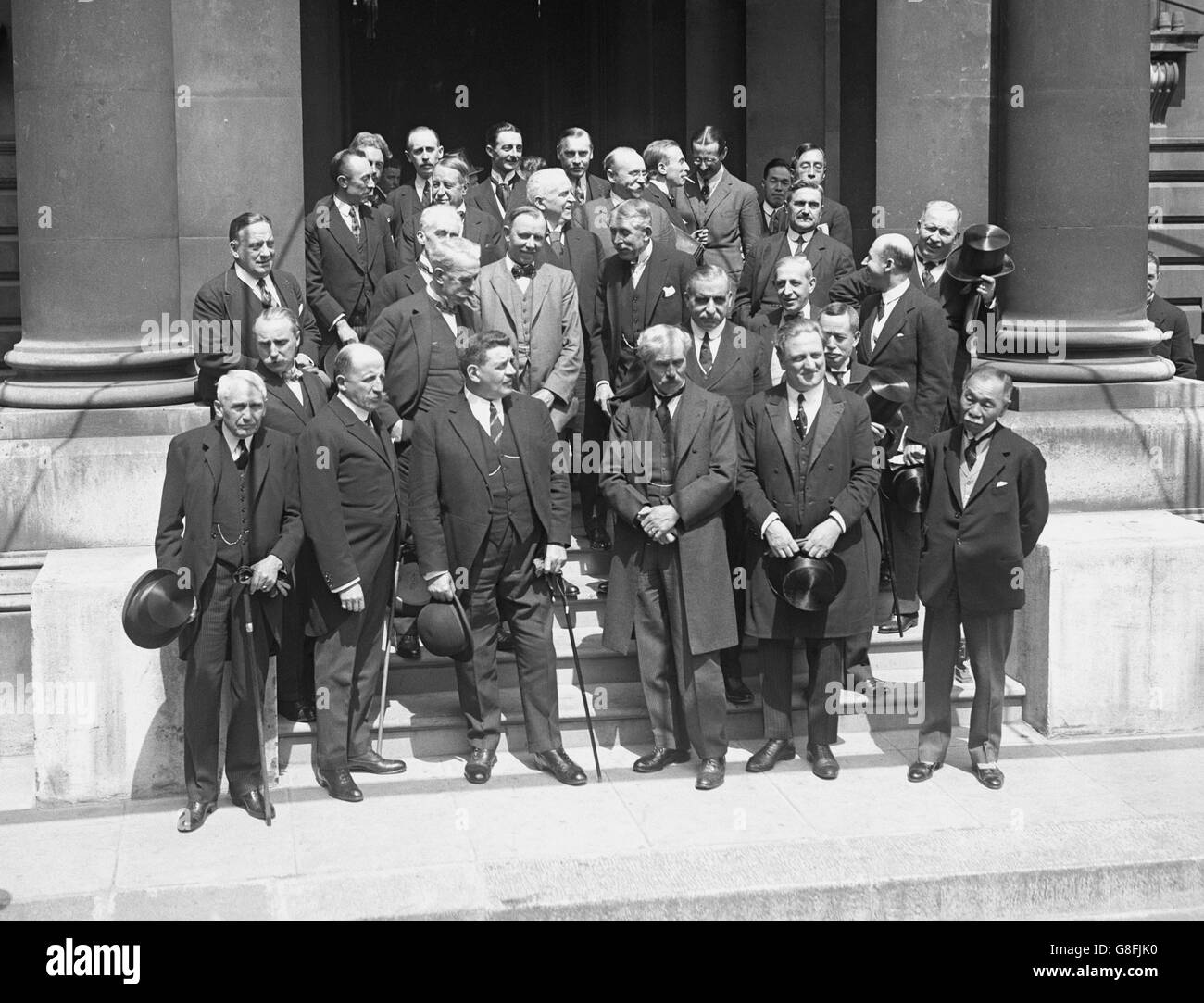 Ramsay MacDonald - Allied Reparations Conference - London Stock Photo ...