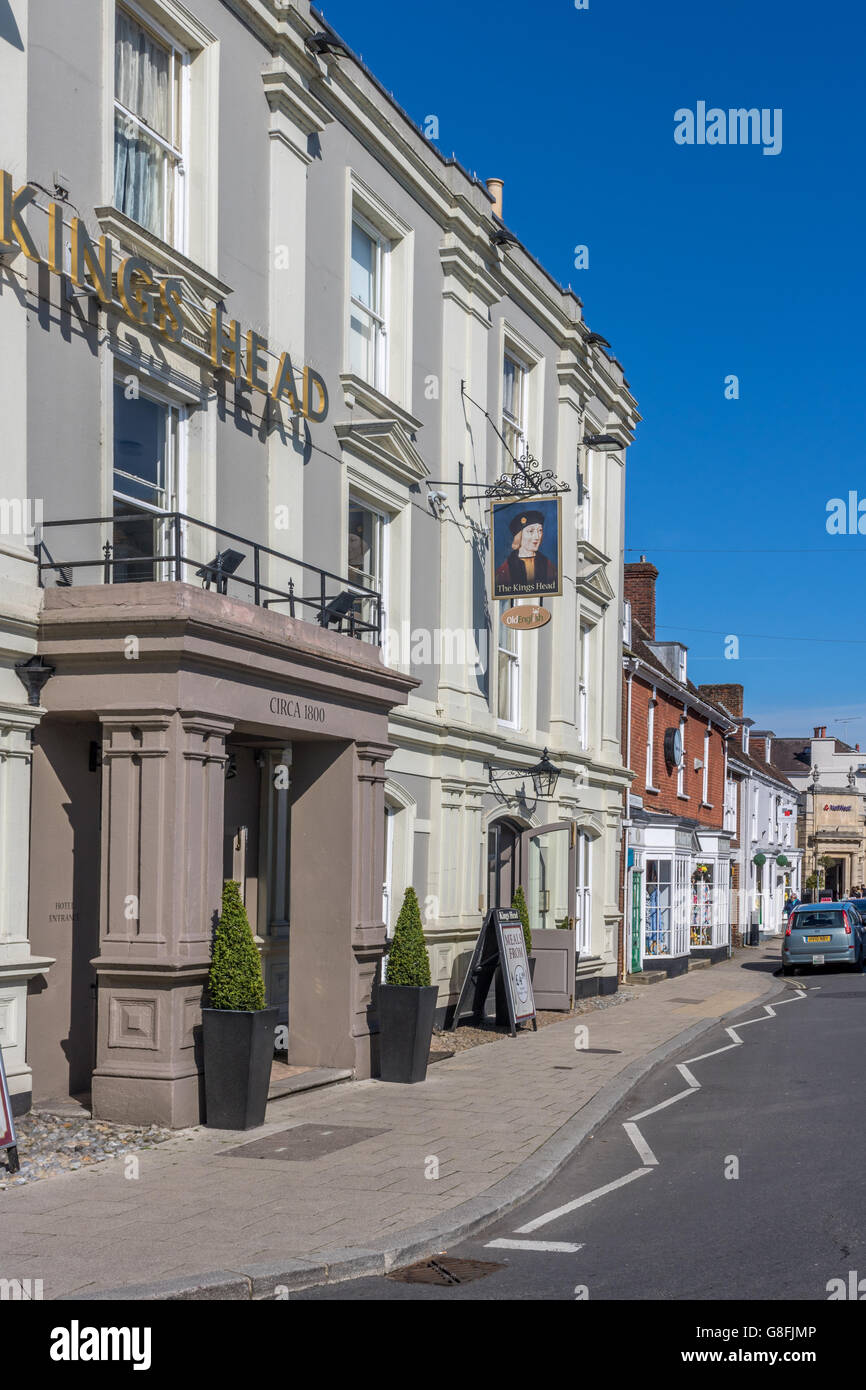 Wimborne town centre hi-res stock photography and images - Alamy