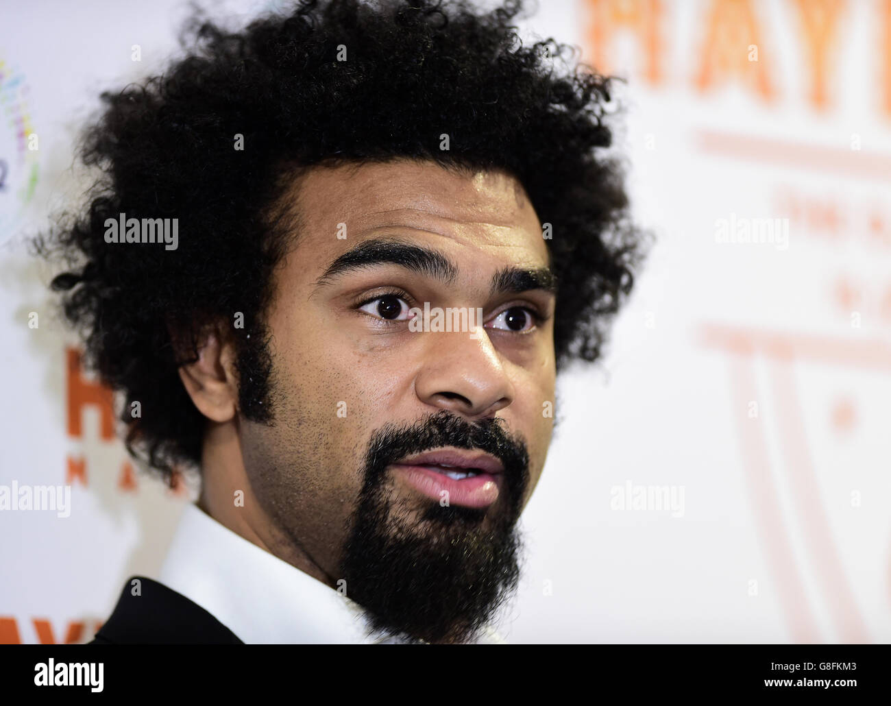 David Haye Press Conference - O2 Stock Photo - Alamy