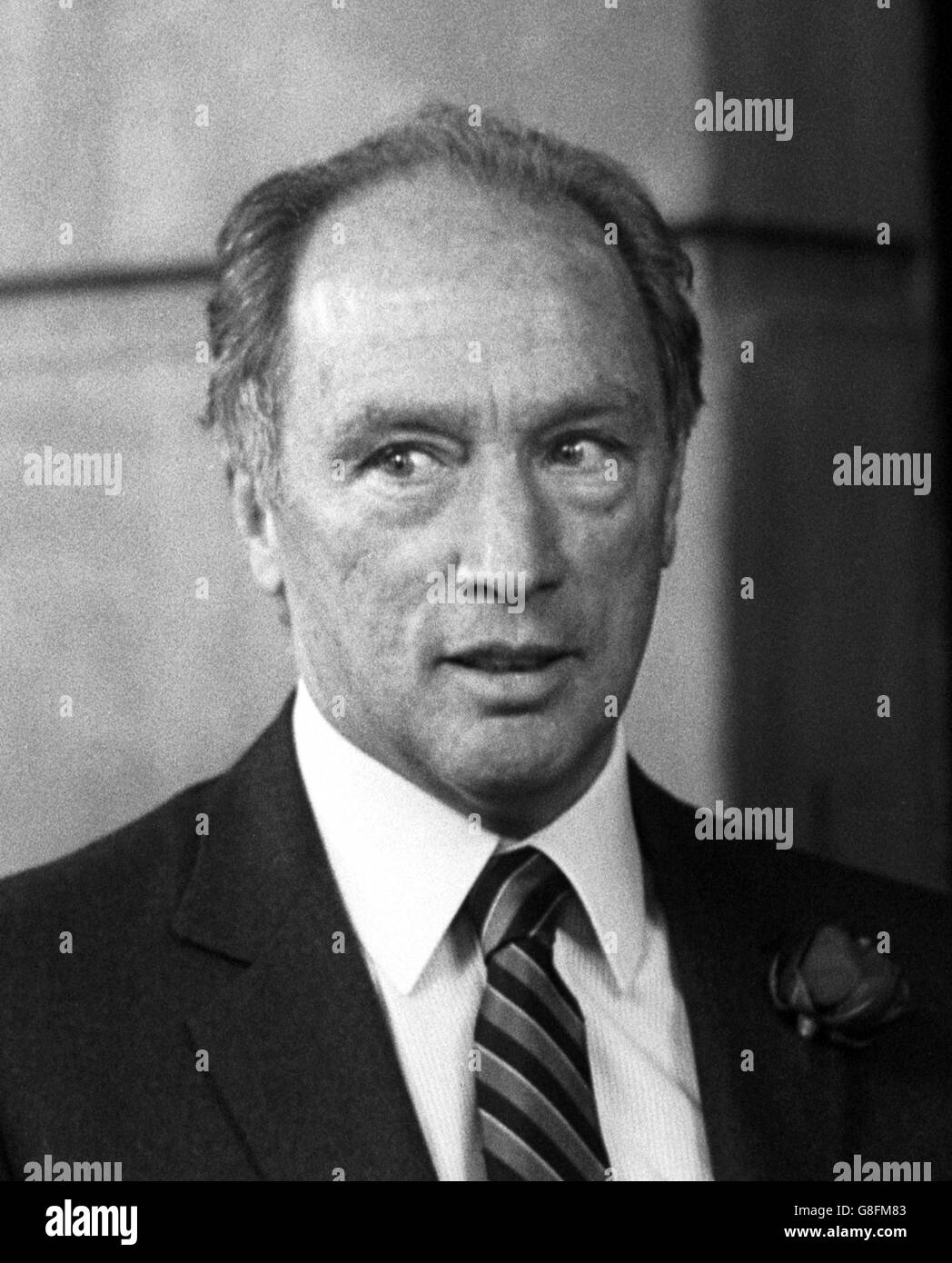 Pierre Trudeau - London. Canadian Premier Pierre Trudeau Stock Photo ...