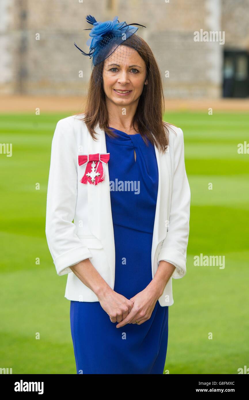 Athlete jo pavey member order british empire mbe medal hi-res stock ...