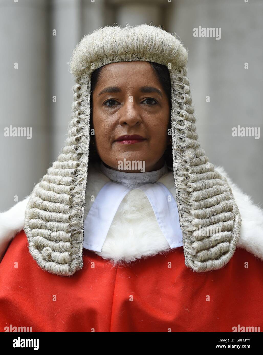 Mrs Justice Bobbie Cheema-Grubb stands outside the Royal Courts of ...