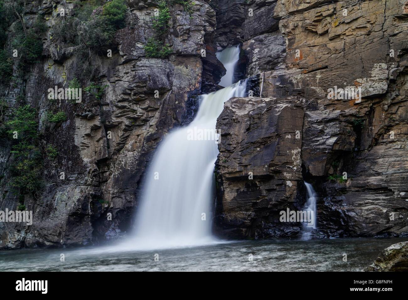 Linville Falls & River Linville, North Carolina Stock Photo - Alamy
