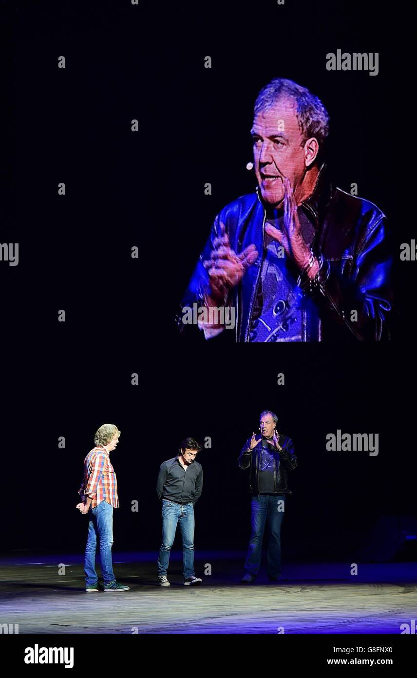 Clarkson, Hammond and May Live Stock Photo - Alamy