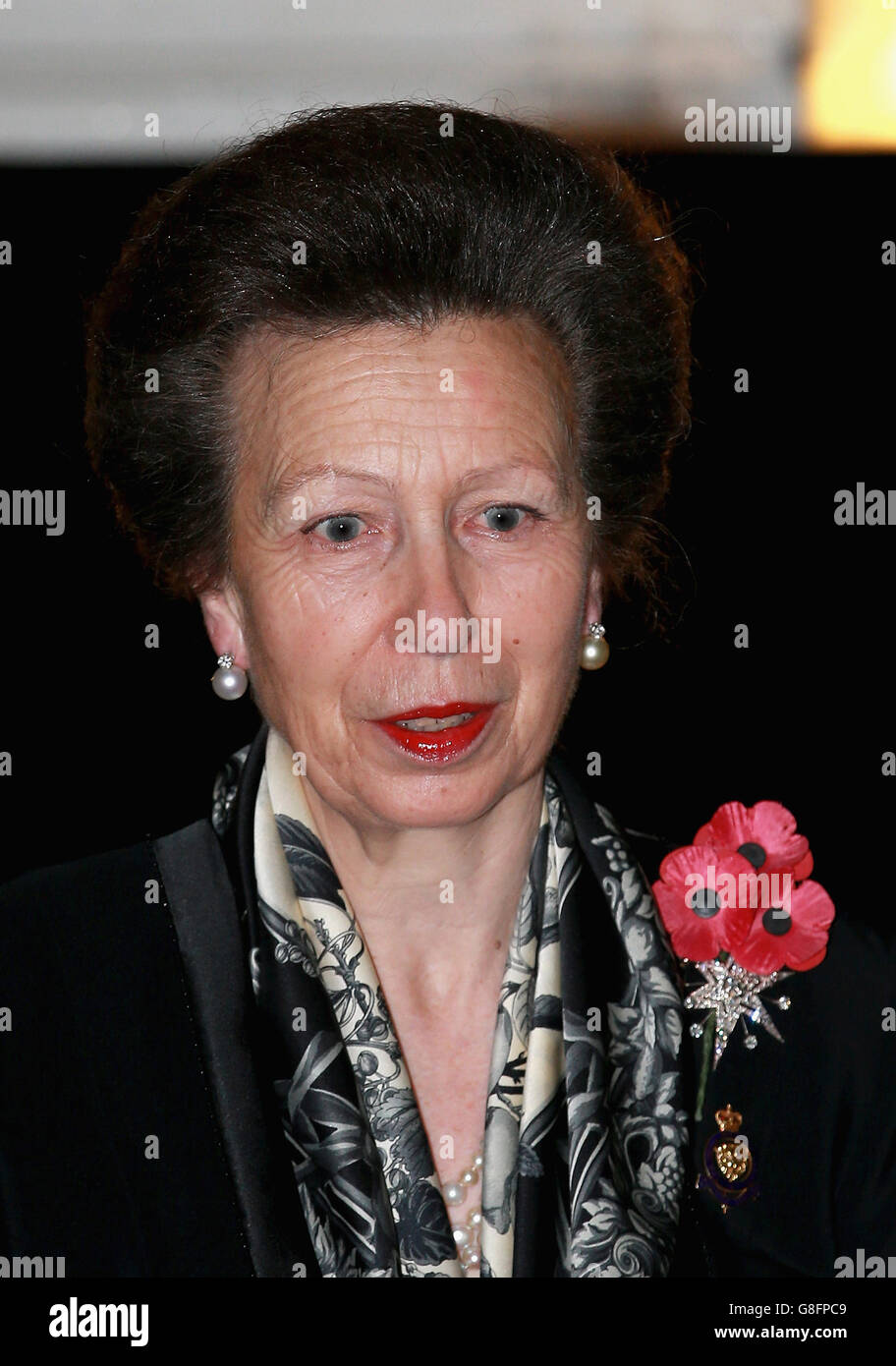 The Princess Royal arrives at the annual Royal British Legion Festival ...
