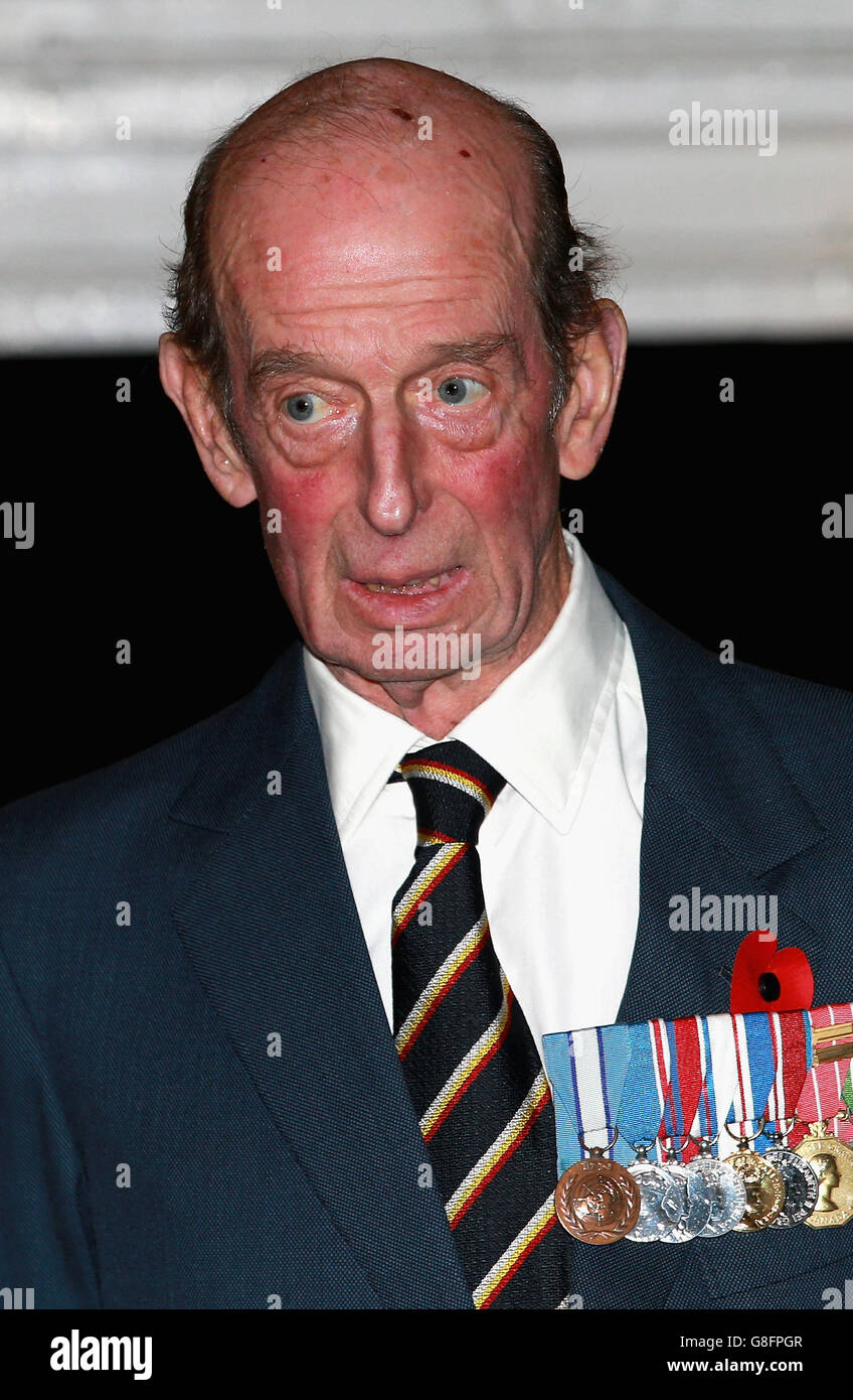 The Duke of Kent arrives at the annual Royal British Legion Festival of ...