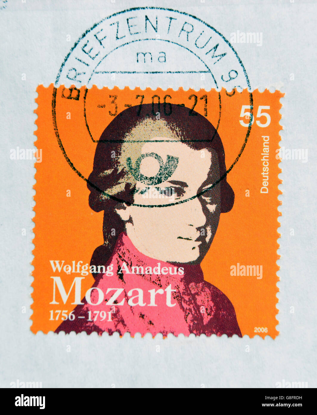 Wolfgang amadeus mozart letter hi-res stock photography and images - Alamy