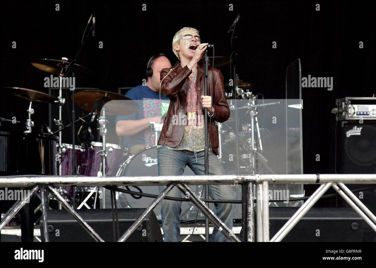 Live 8 Concert - Hyde Park - London Stock Photo - Alamy