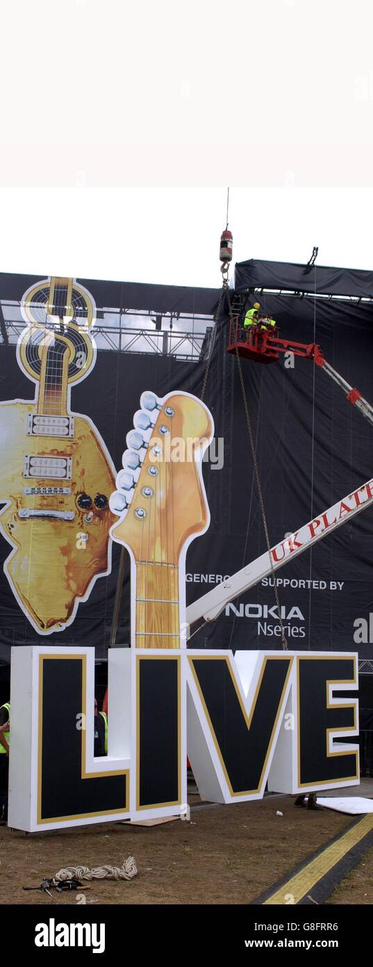 Live8 Concert - Hyde Park Stock Photo - Alamy