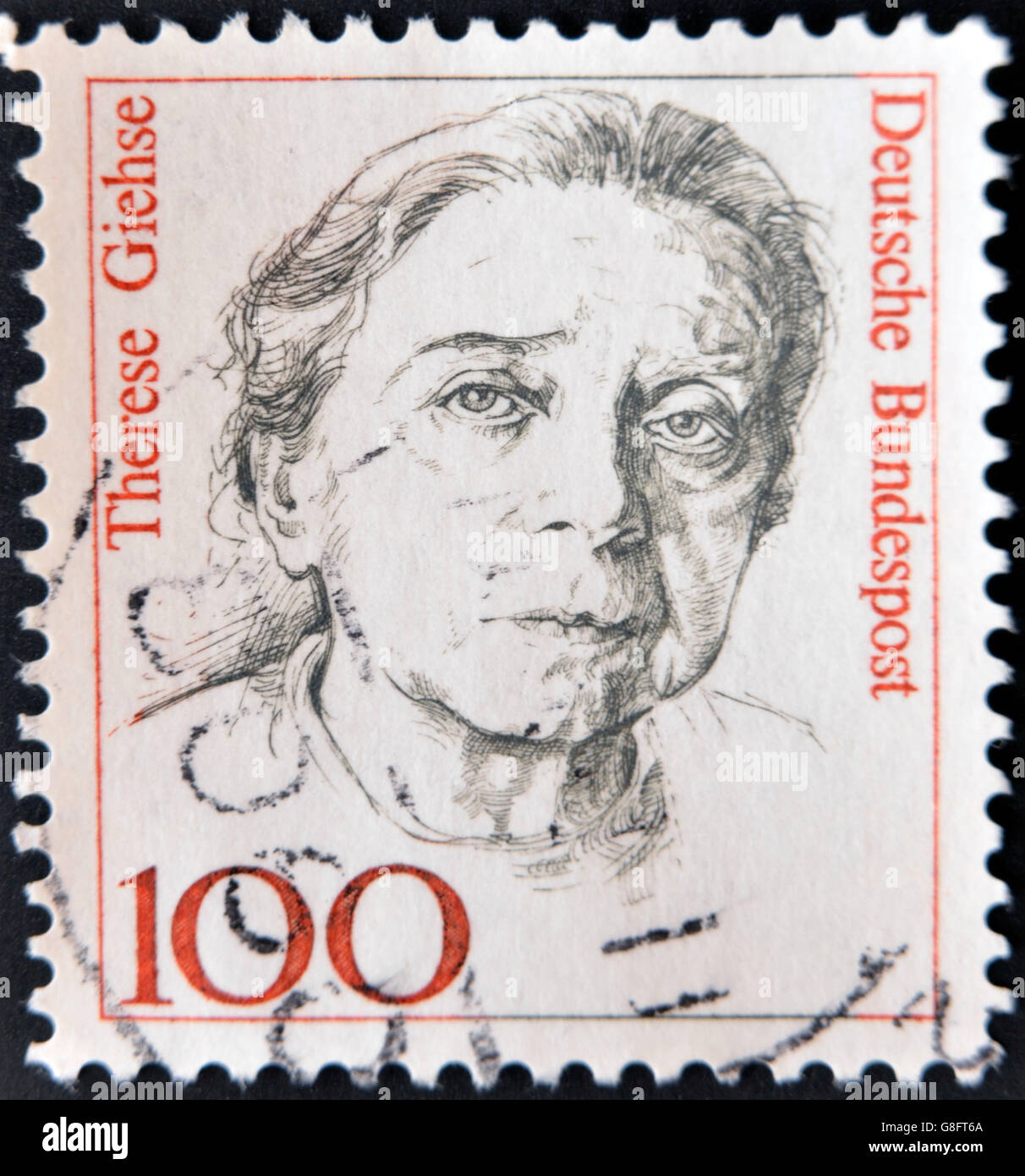 GERMANY - CIRCA 1988: A stamp printed in the Germany shows Therese ...