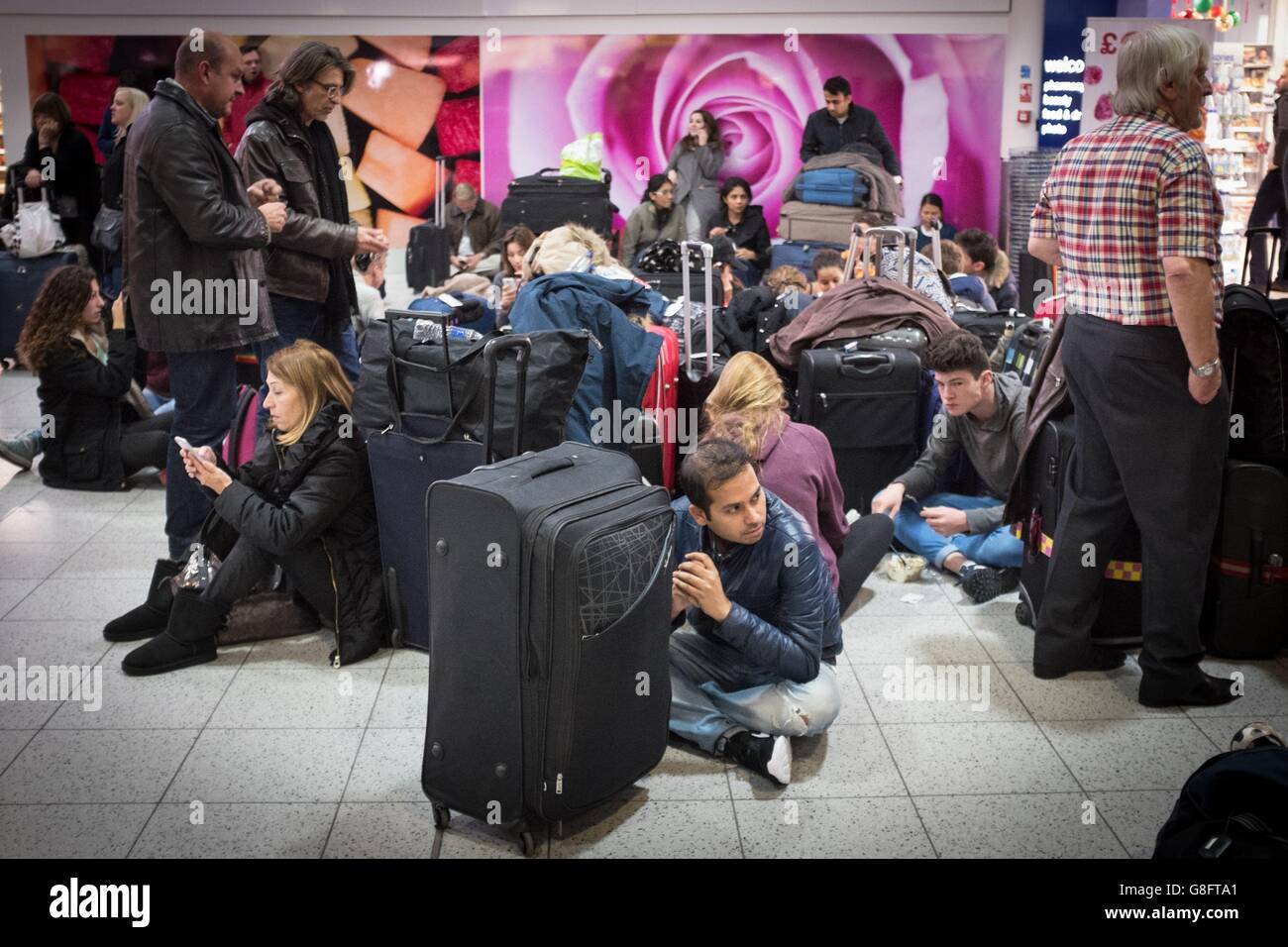 Gatwick firearm security alert Stock Photo - Alamy