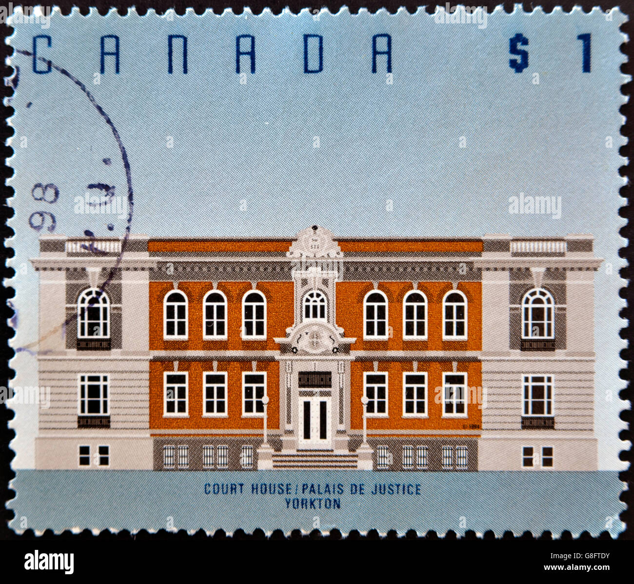 Canada postage stamp architecture hi-res stock photography and images ...