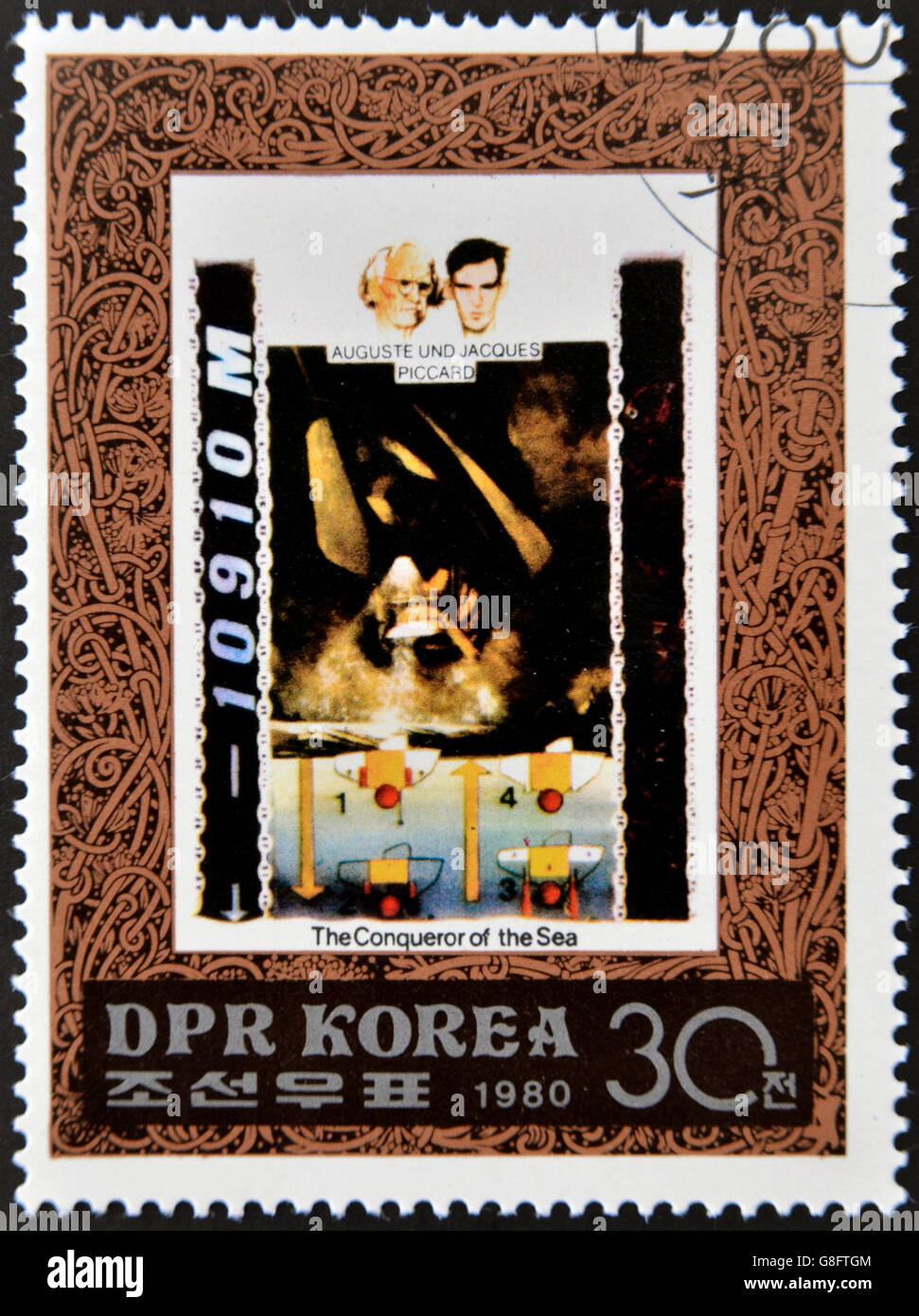 DEMOCRATIC PEOPLE'S REPUBLIC (DPR) of KOREA - CIRCA 1980: A stamp ...