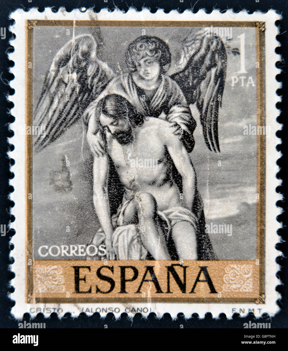 Alonso cano dead christ supported by an angel hi-res stock photography ...