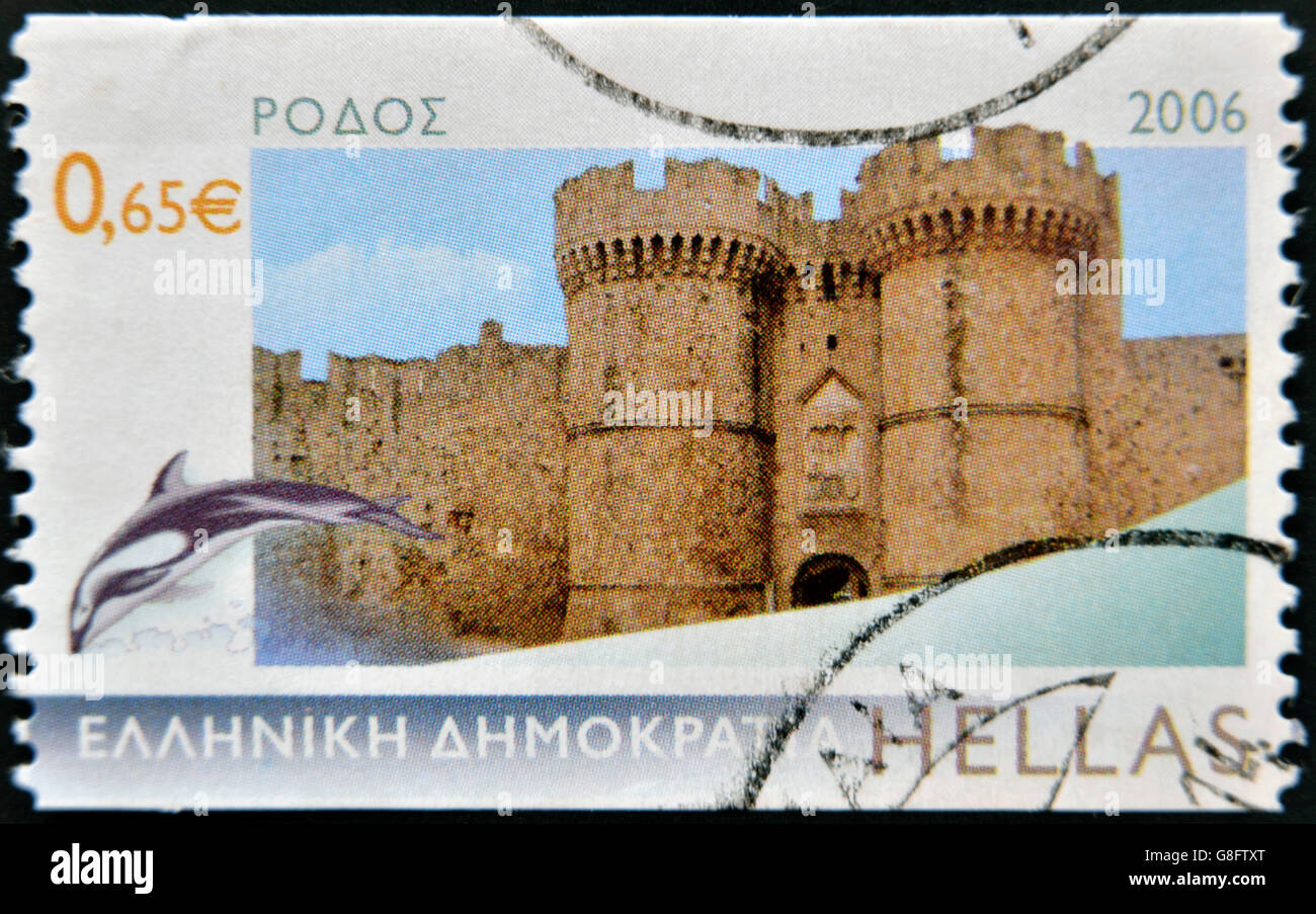 Rhodes stamp hi-res stock photography and images - Alamy