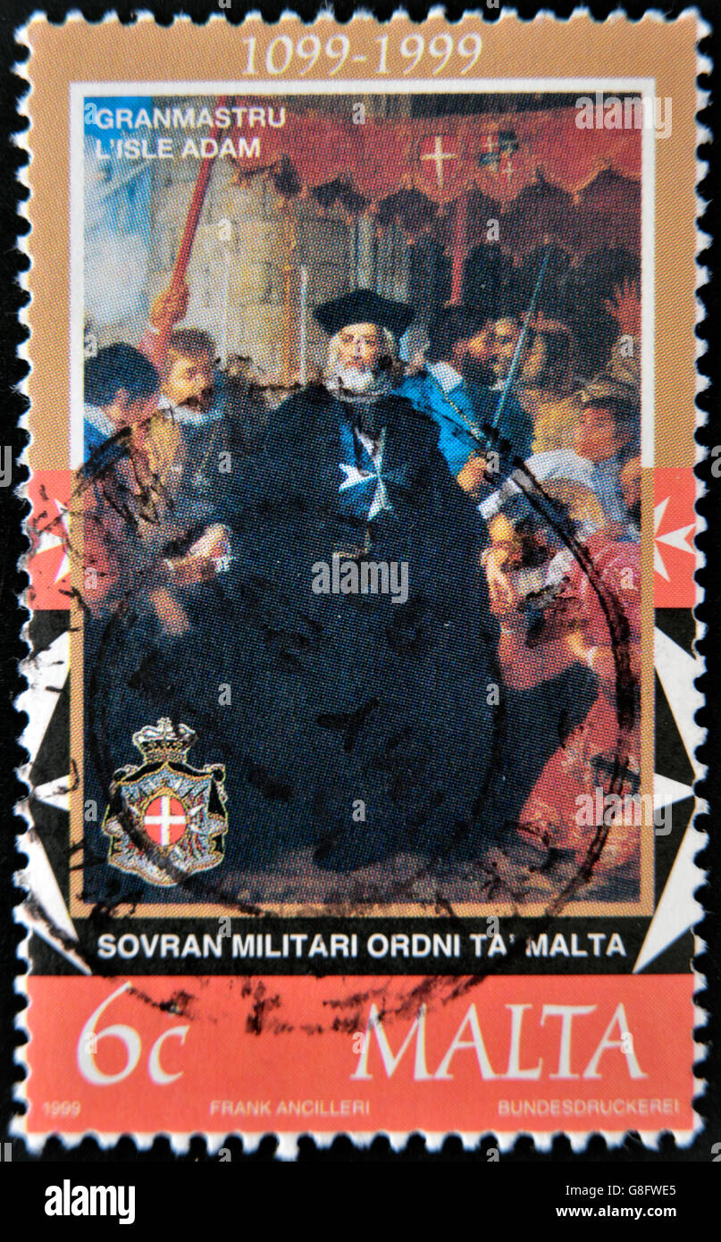 Order of malta stamp High Resolution Stock Photography and Images - Alamy