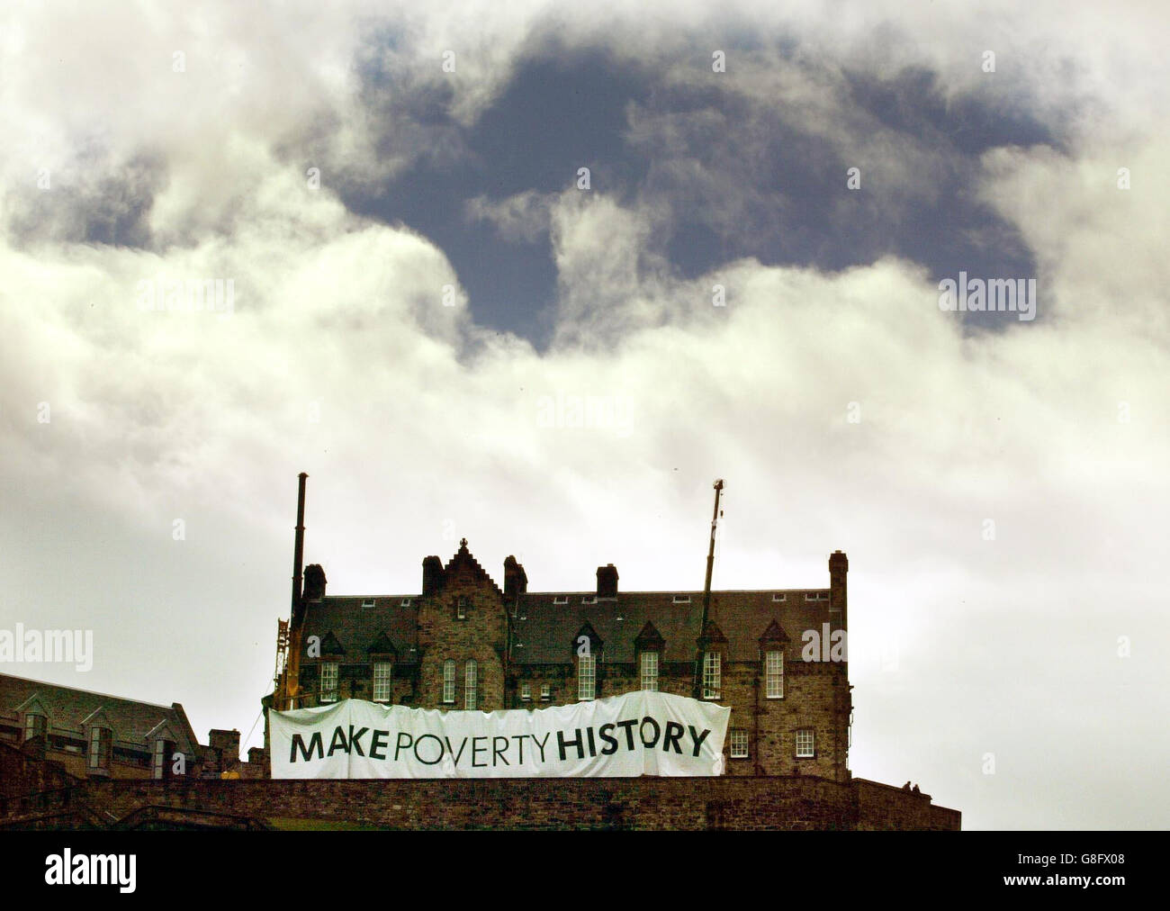 Make Poverty History March - Edinburgh Stock Photo - Alamy
