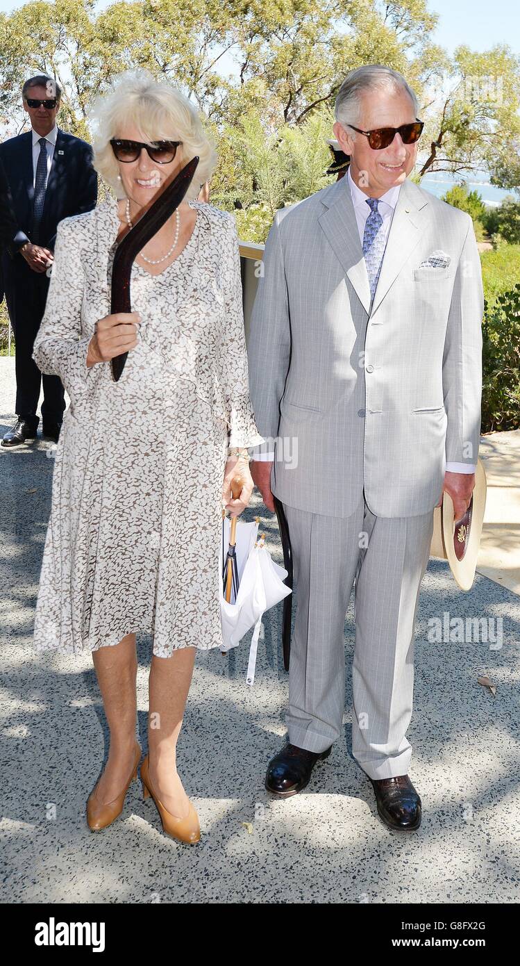 The Prince of Wales and Duchess of Cornwall hold their elaborate ...