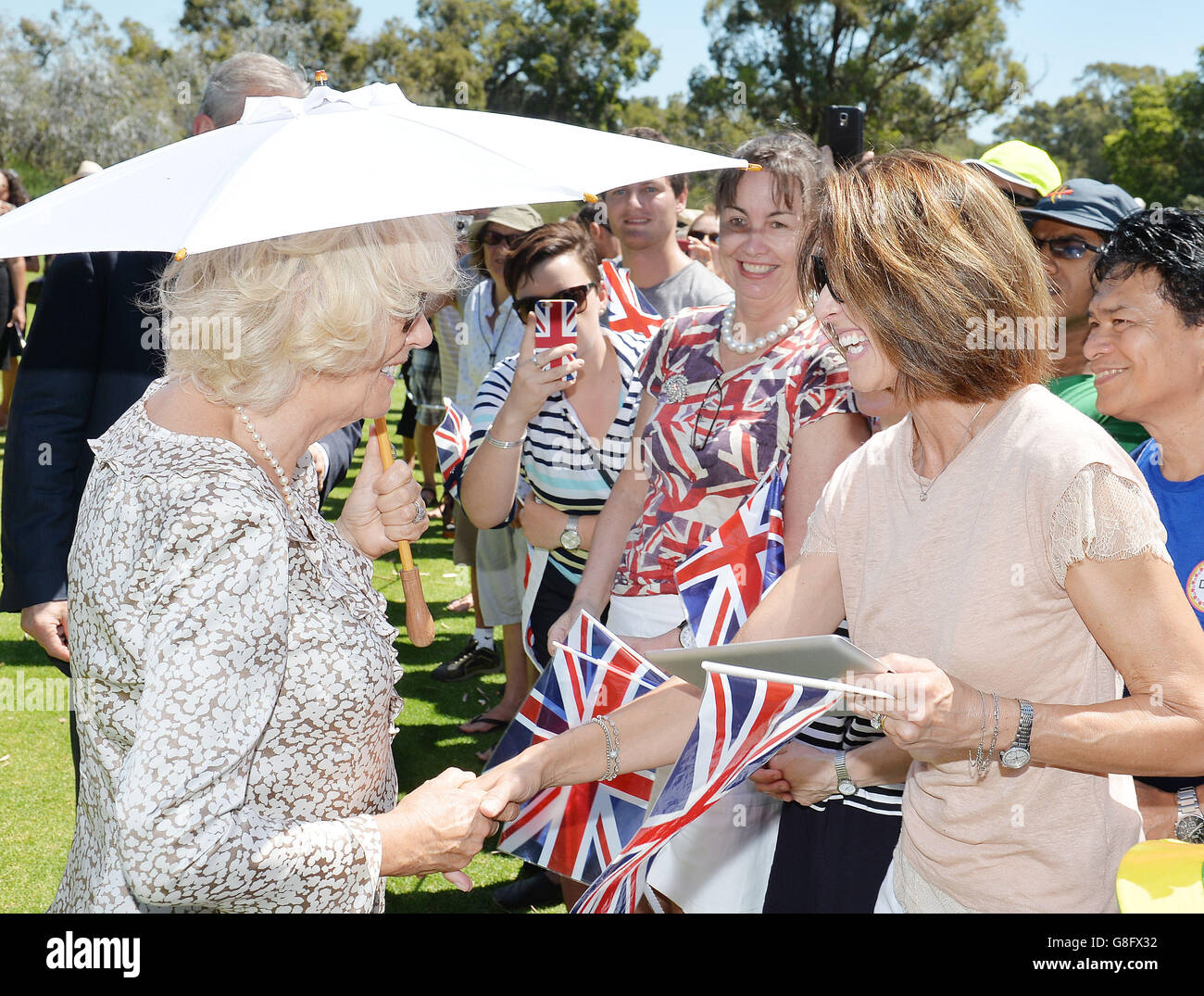 The Duchess of Cornwall talks Kim Shaw whose son James served in the UK ...