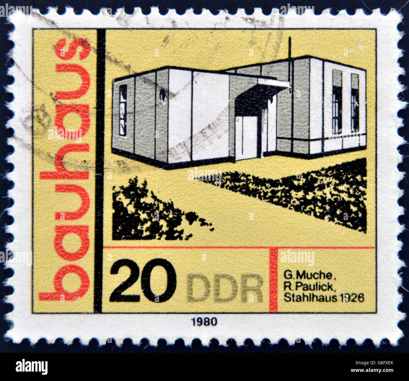GERMANY -CIRCA 1980: A stamp printed in GDR (East Germany) shows ...