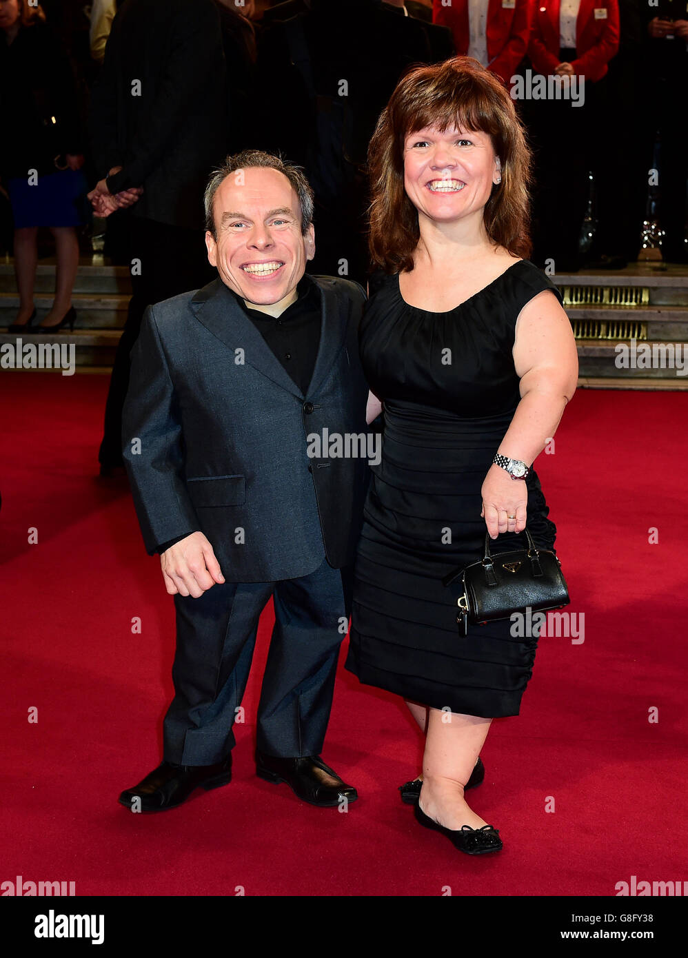Warwick Davis and Samantha Davis attending the ITV Gala at the London ...