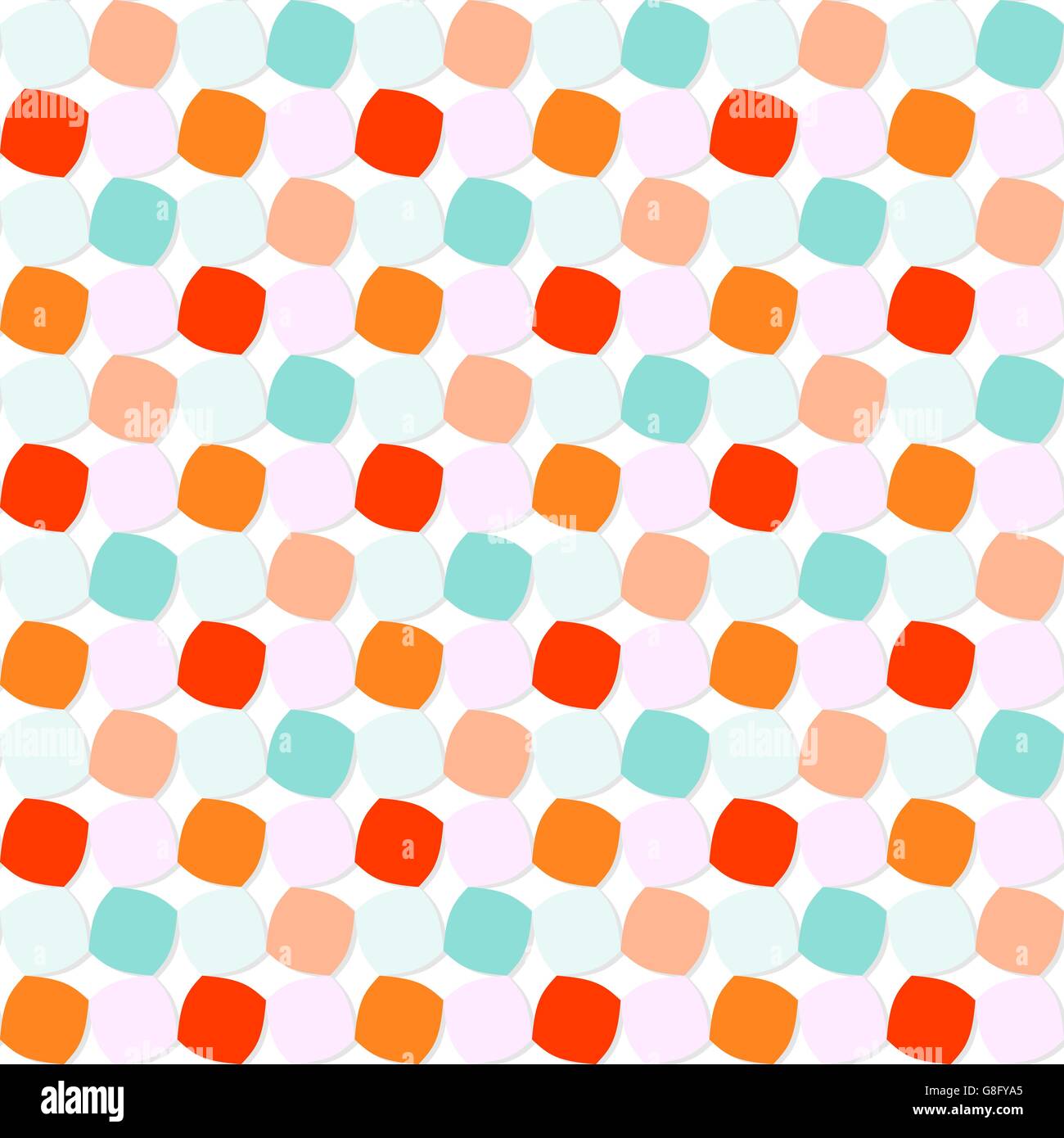 Colorful Rounded Squares Pattern Stock Vector Image & Art - Alamy