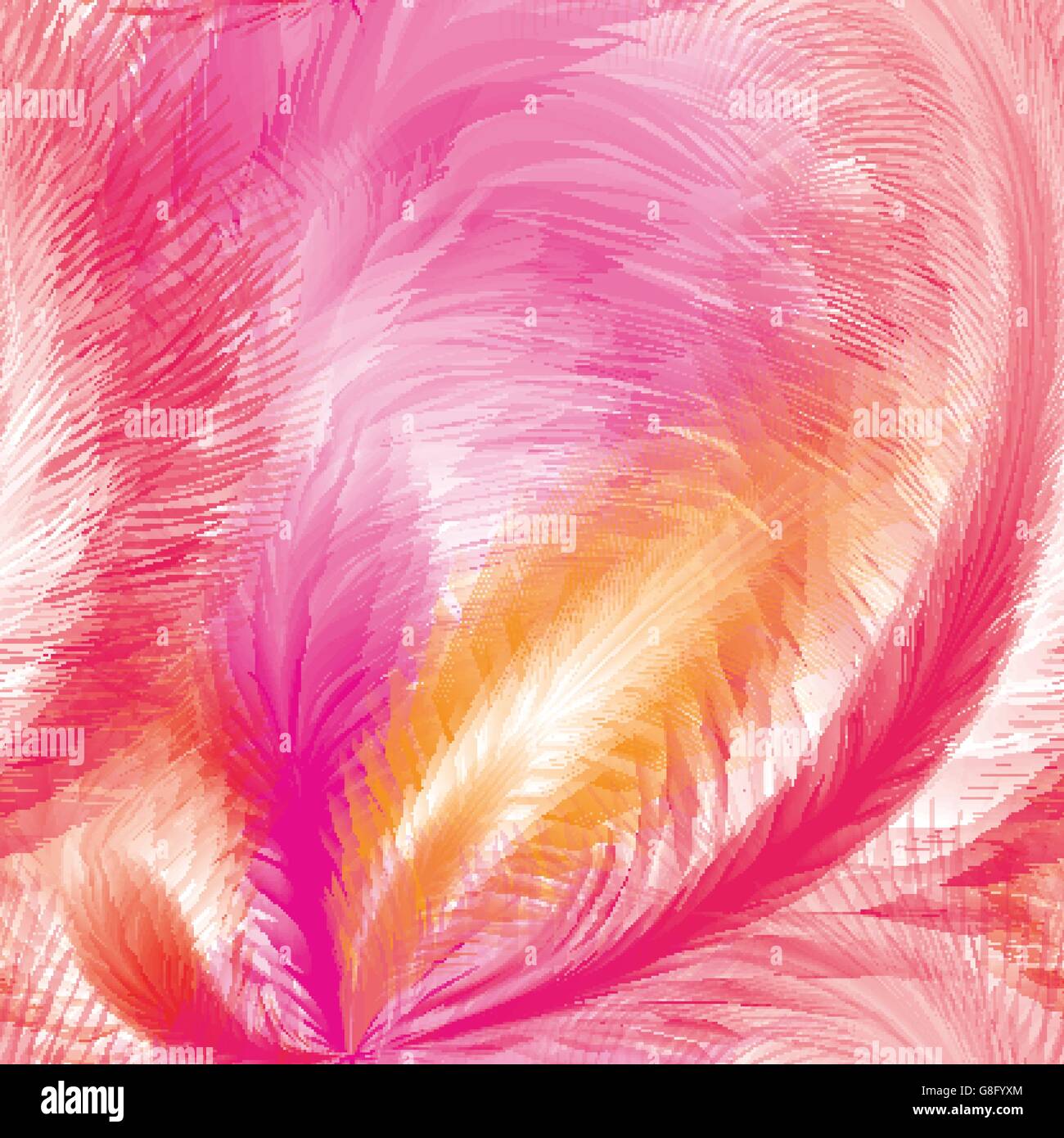 Pink Feathers Seamless Pattern Stock Vector Image & Art - Alamy