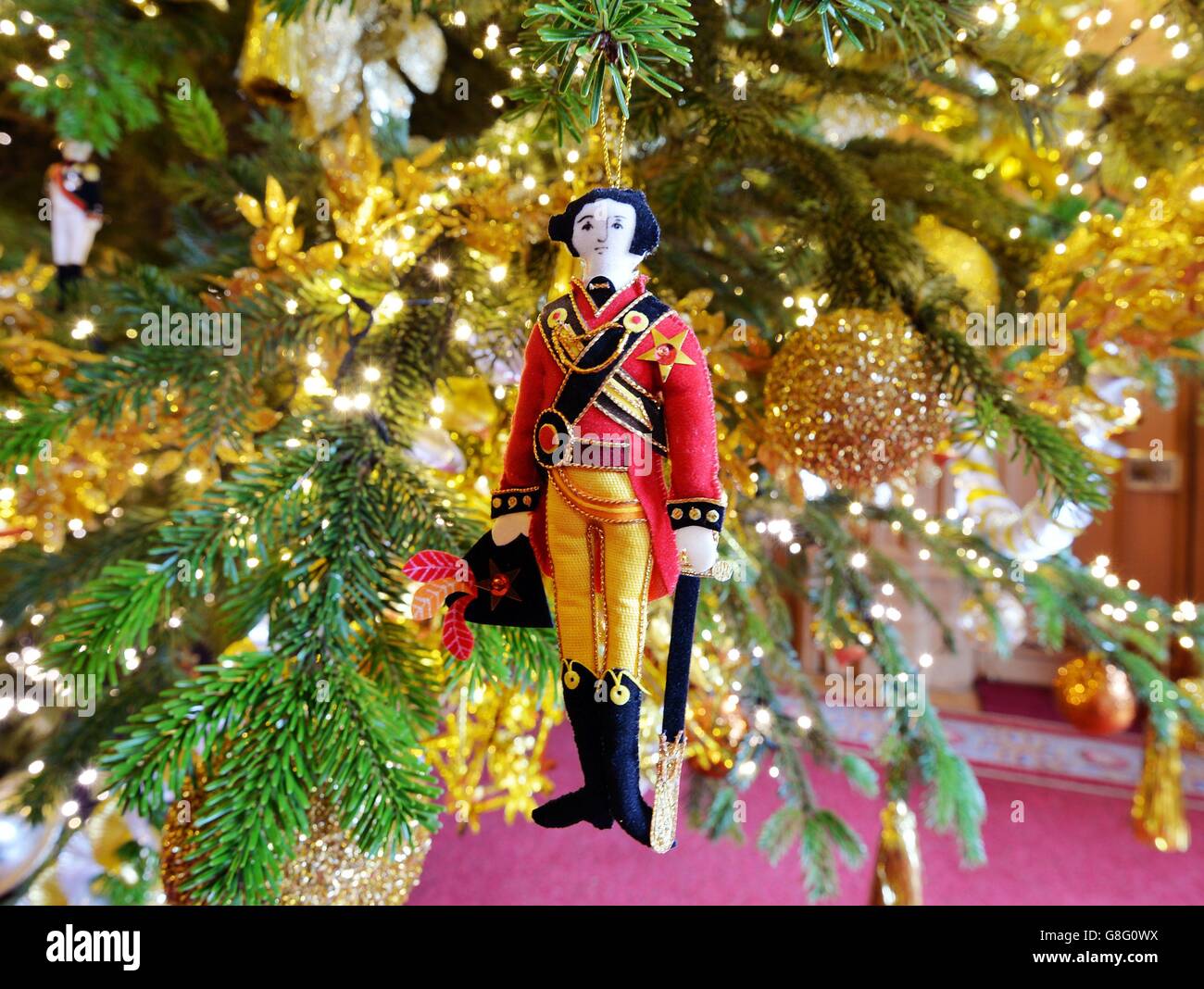 Windsor Castle's Christmas display Stock Photo - Alamy