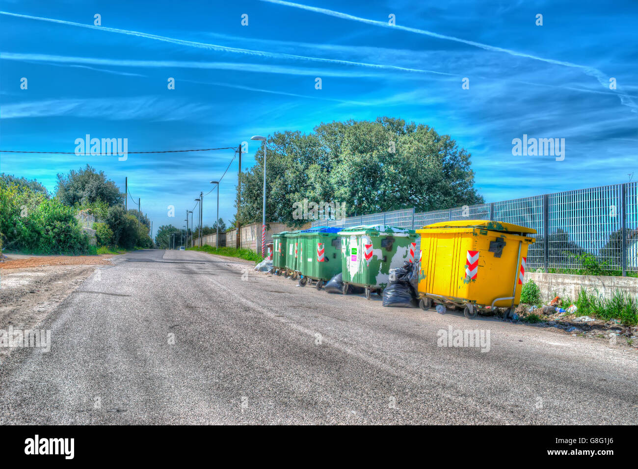 Wheeled waste containers hi-res stock photography and images - Alamy