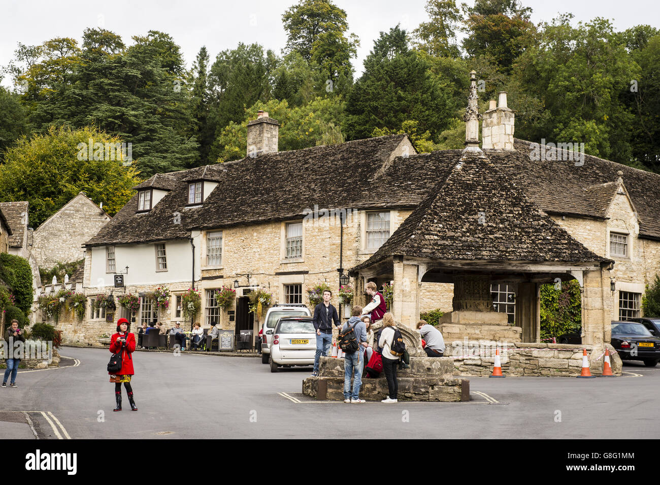 Castle Combe Views Stock Photo - Alamy