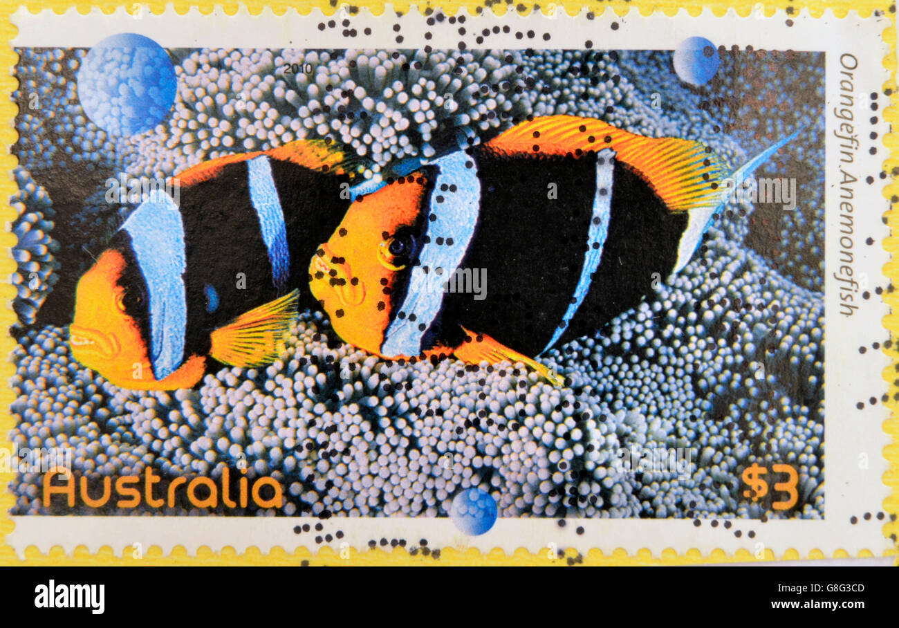 AUSTRALIA - CIRCA 2010: A stamp printed in Australia dedicated to ...
