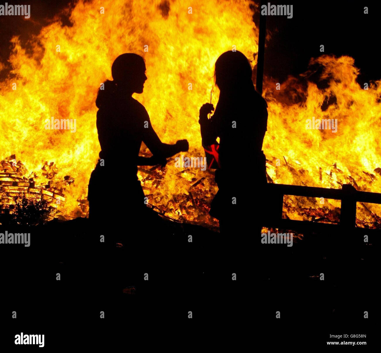 Bonfires To Mark The Orange Order Calendar - Broughshane, County Antrim ...