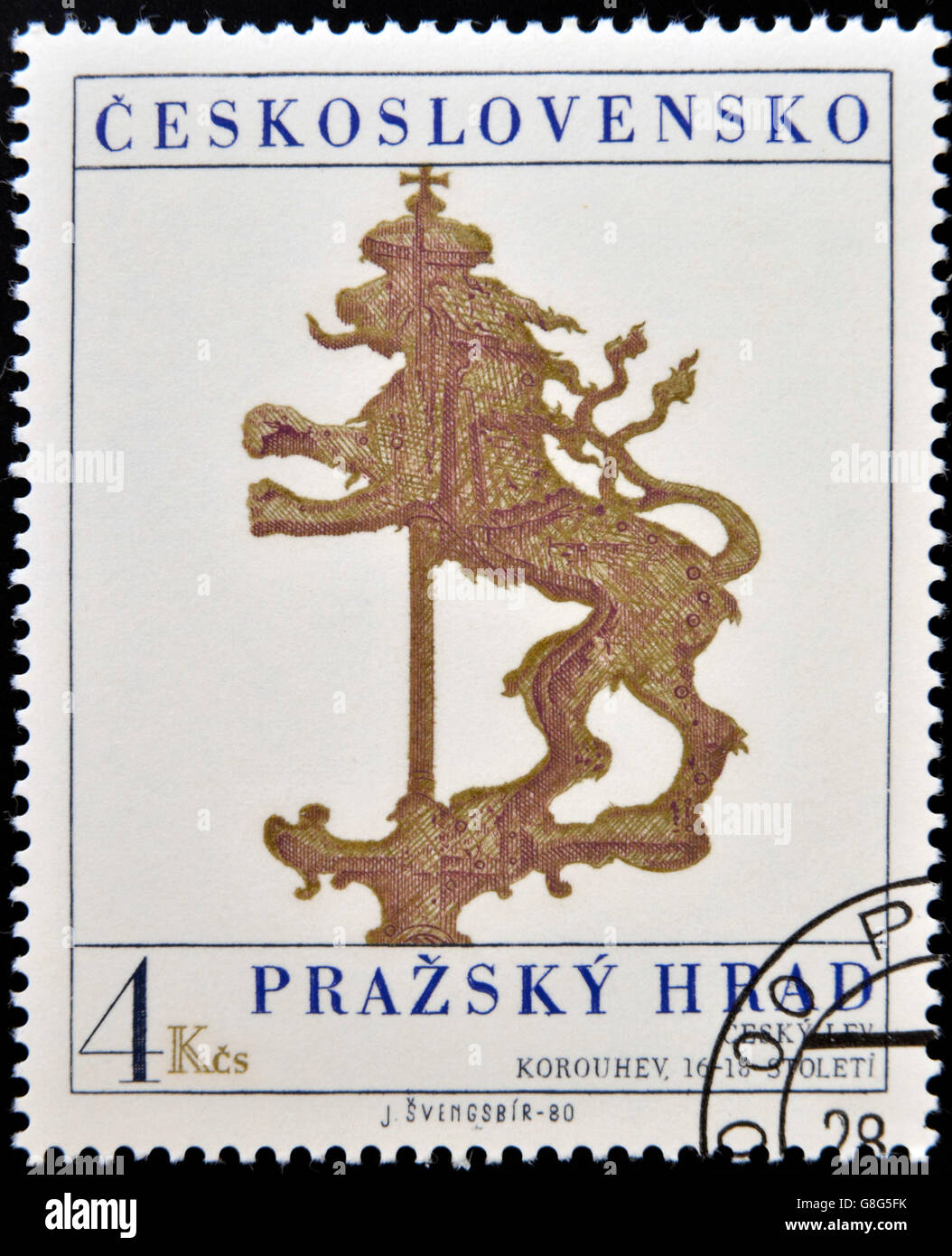 CZECHOSLOVAKIA - CIRCA 1980: A stamp printed in Czechoslovakia, show ...