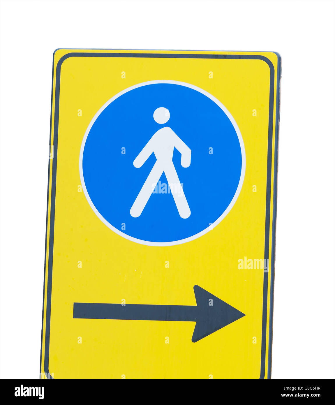 Deviation road sign hi-res stock photography and images - Alamy