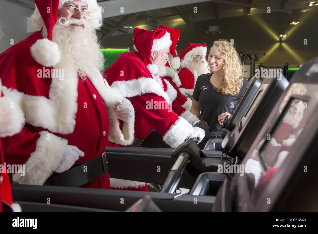 as they attend a special Santa Boot Camp at the new David Lloyd Club ...