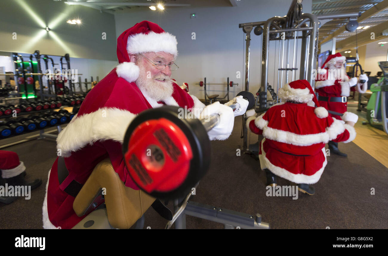 Santa Boot Camp Stock Photo - Alamy