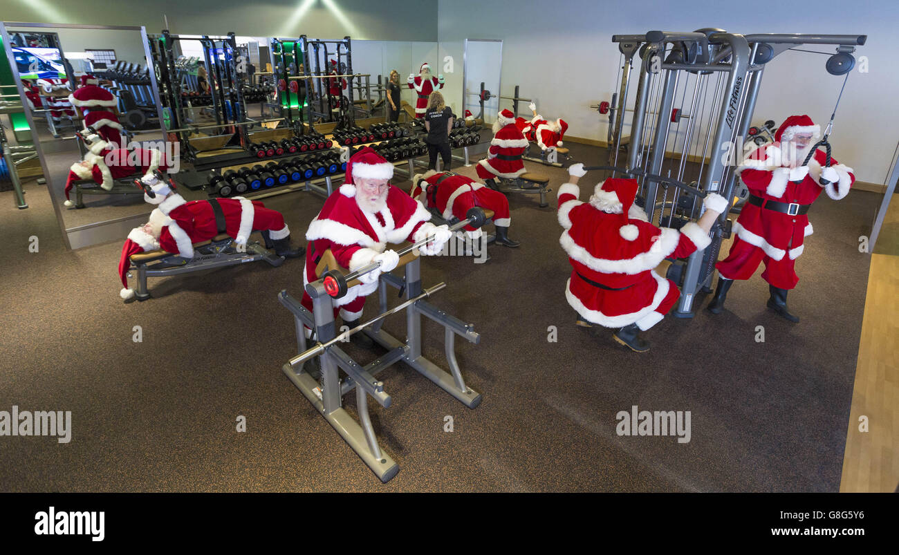 Members of the ministry of funs santa school hi-res stock photography ...