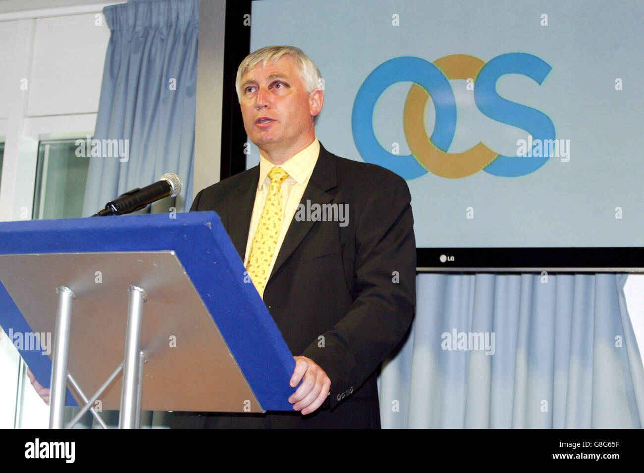 CEO for OCS Group Chris Cracknell at the opening of the OCS stand of ...