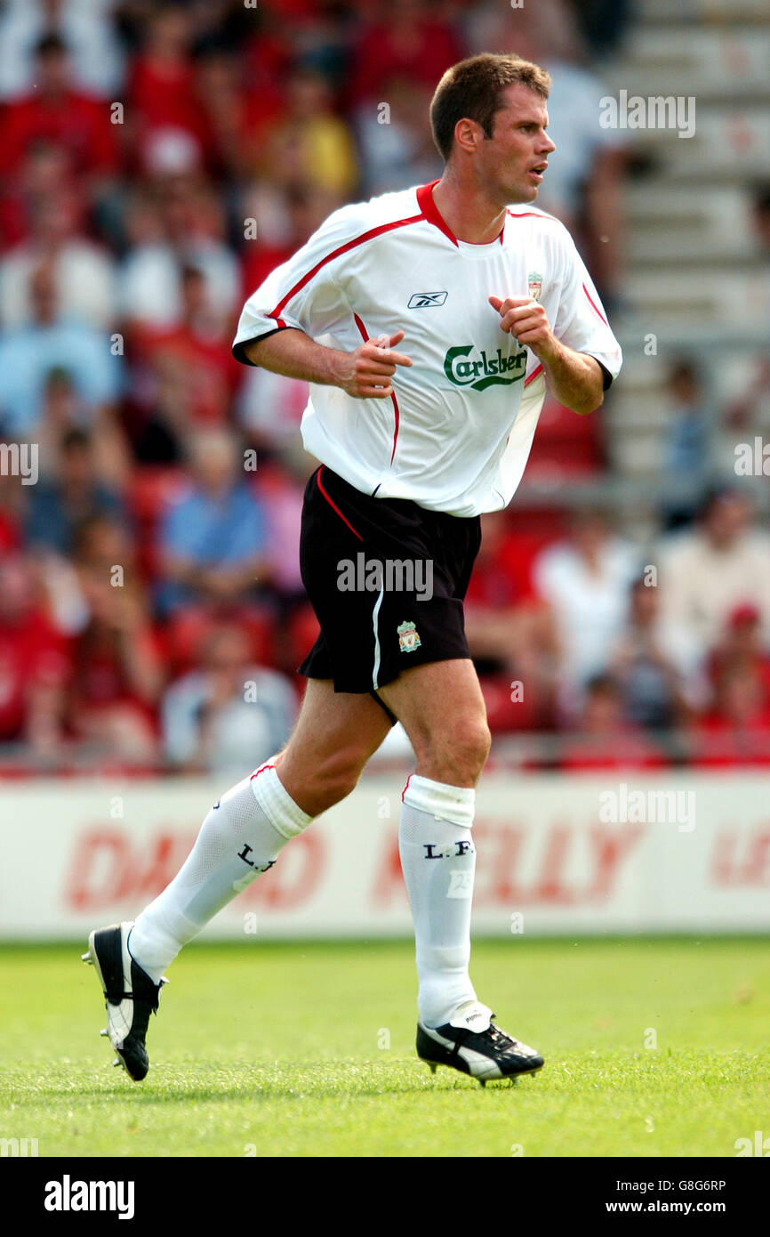 Soccer - Friendly - Wrexham v Liverpool - The Racecourse Ground Stock ...