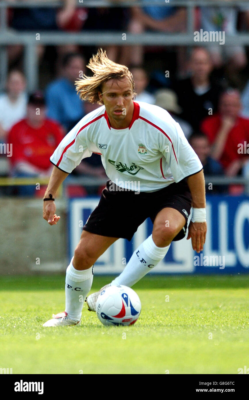 Soccer - Friendly - Wrexham v Liverpool - The Racecourse Ground Stock ...