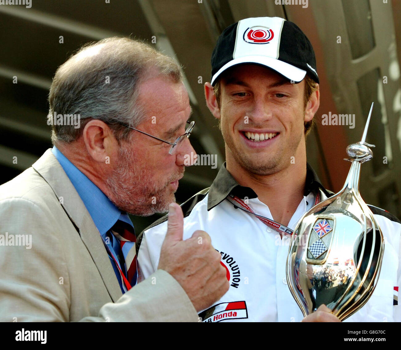 Jenson button trophy hi-res stock photography and images - Alamy