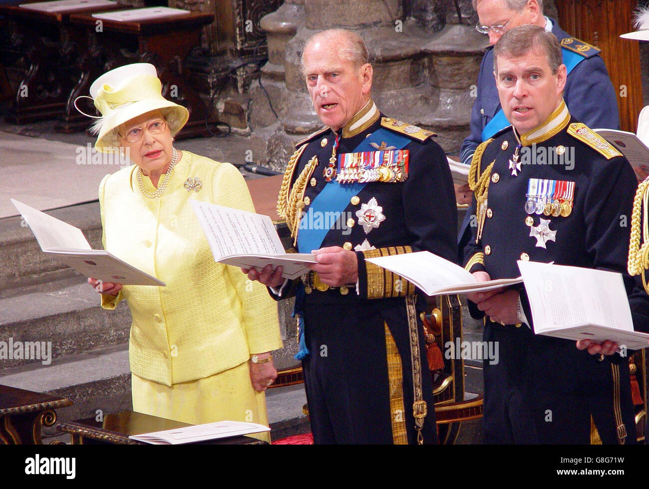 From left, Britain's Queen Elizabeth II, the Duke of Edinburgh, and the ...
